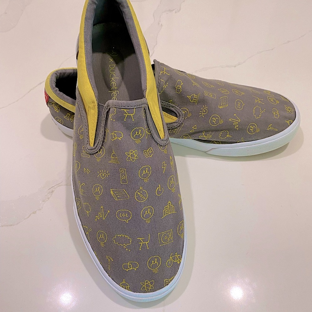 Rare Bucket Feet Artist Limited Edition Sneakers - Gem